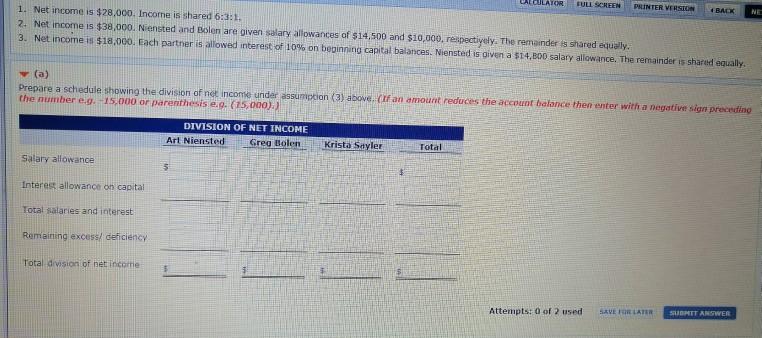 Solved Partner Problem 12-02A a-c (Part Level Submission) | Chegg.com