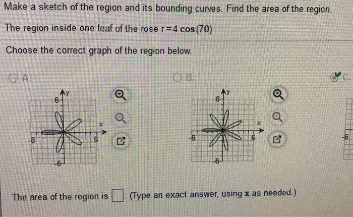Solved Make a sketch of the region and its bounding curves. | Chegg.com