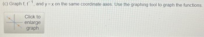 Solved The function f(x)=8x is one-to-one (a) Find the | Chegg.com
