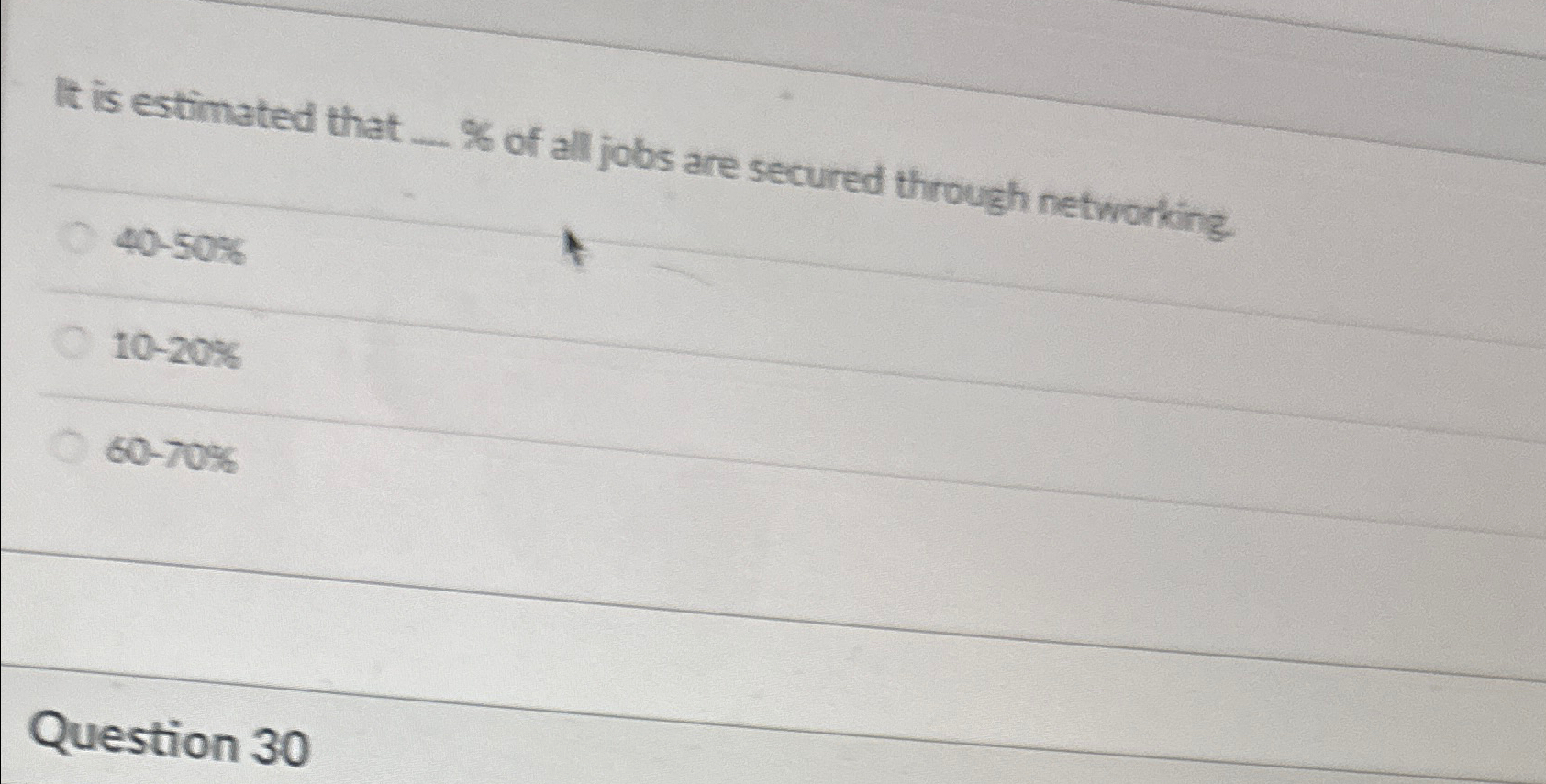 Solved It is estimated that dots% ﻿of all jobs are secured | Chegg.com