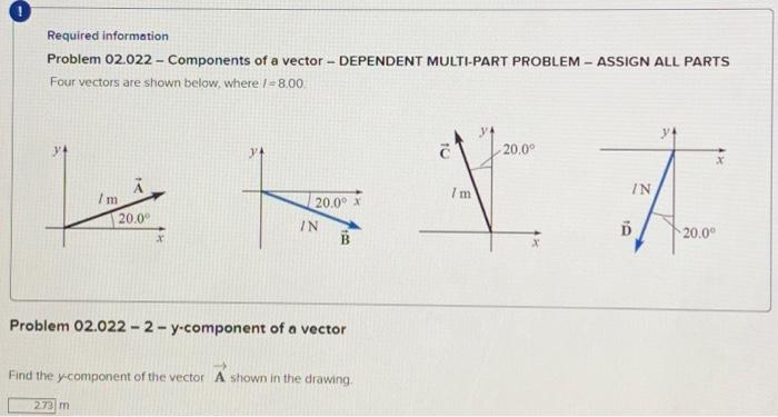 Solved Required information Problem 02.022 - Components of a | Chegg.com