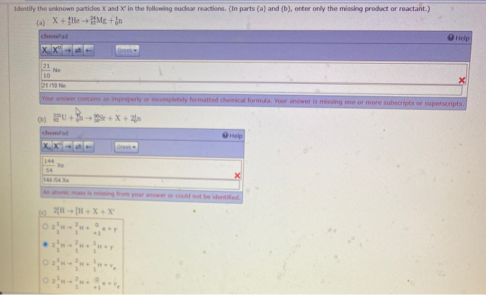 Solved Identify the unknown particles X and X' in the | Chegg.com