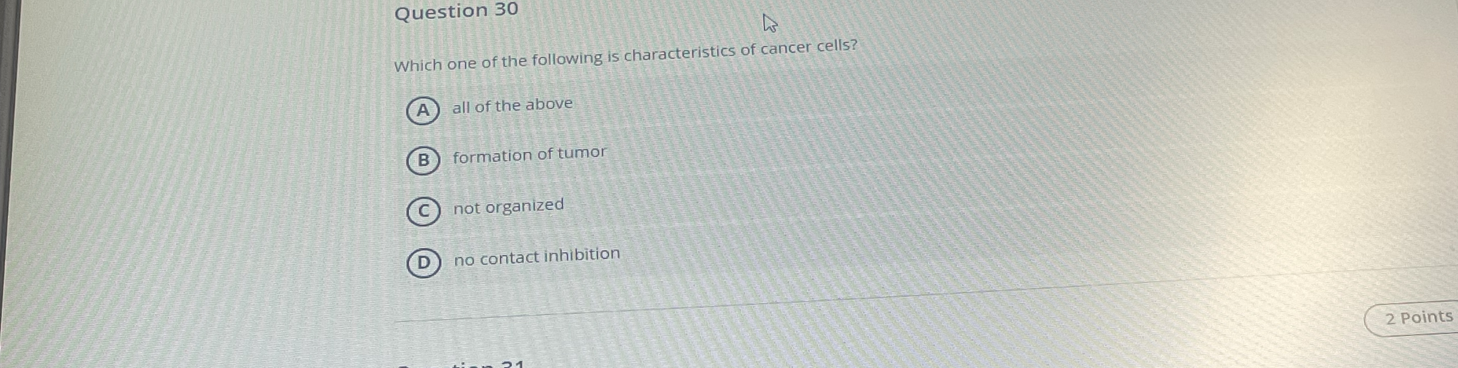 Solved Question 30Which one of the following is | Chegg.com