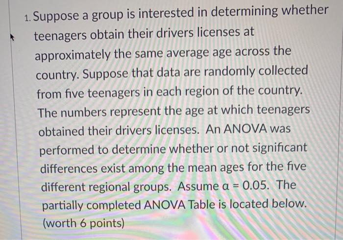 Solved 1. Suppose a group is interested in determining | Chegg.com Solved 1. Suppose a group is interested in determining | Chegg.com