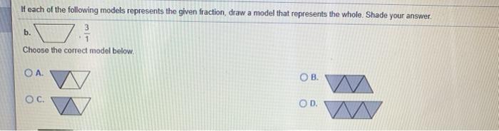 Solved If each of the following models represents the given | Chegg.com