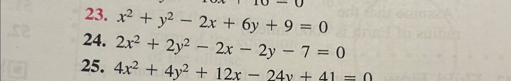 Solved 2x2+2y2-2x-2y-7=0Write the equation in standard form | Chegg.com