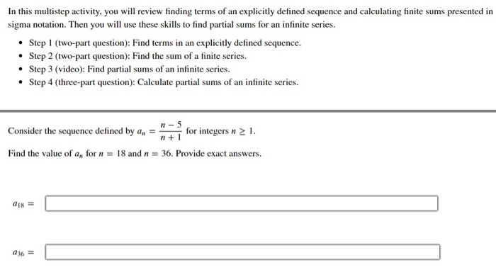 Solved In this multistep activity, you will review finding | Chegg.com