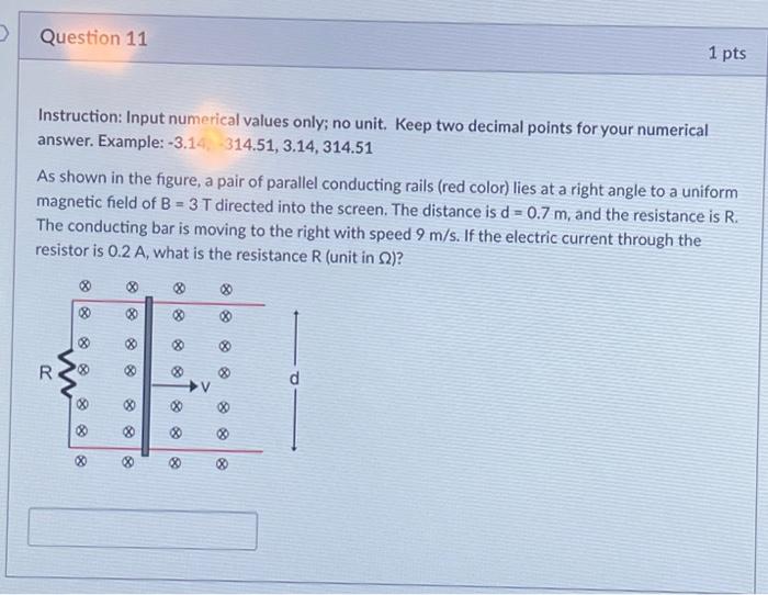 Solved Instruction: Input numerical values only; no unit. | Chegg.com