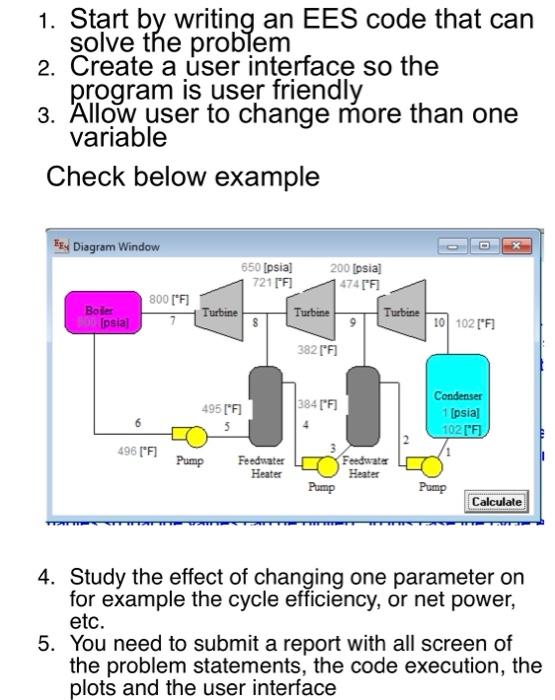 Solved Please solve it with EES if you can't leave it for | Chegg.com