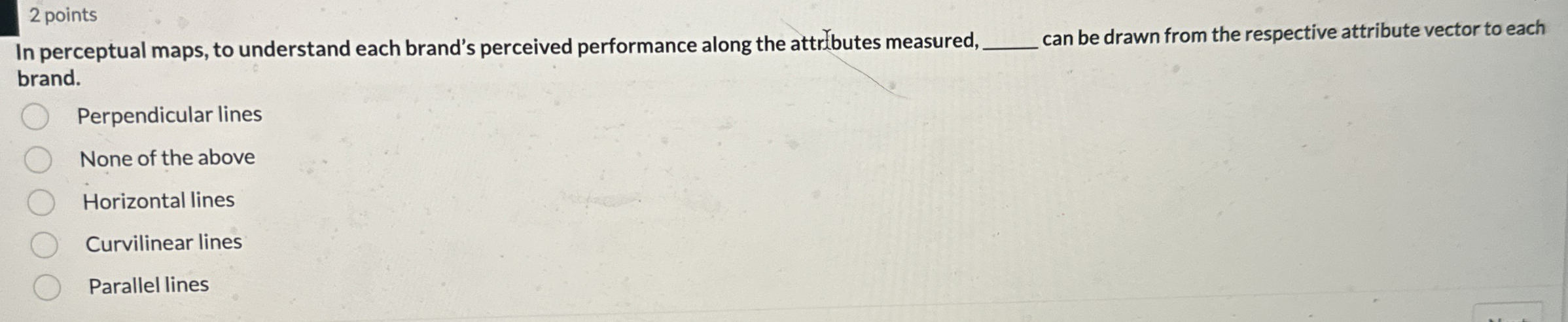 Solved 2 ﻿pointsIn perceptual maps, to understand each | Chegg.com