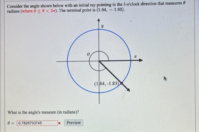 Solved Consider the angle shown below with an initial ray | Chegg.com