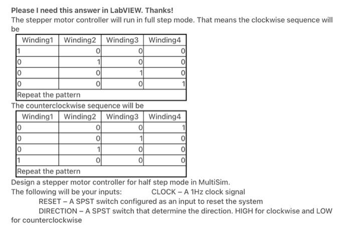 Solved Please I need this answer in LabVIEW. Thanks! The | Chegg.com