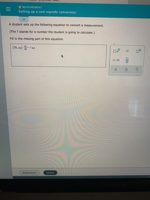 Solved O MEASUREMENT Setting Up A Unit Reprefix Conversion A Chegg Solved O MEASUREMENT Setting Up A Unit Reprefix Conversion A Chegg