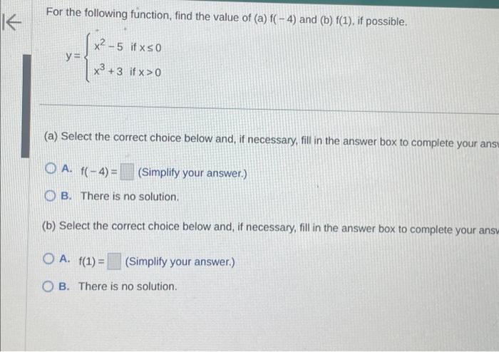 Solved KK For the following function, find the value of (a) | Chegg.com
