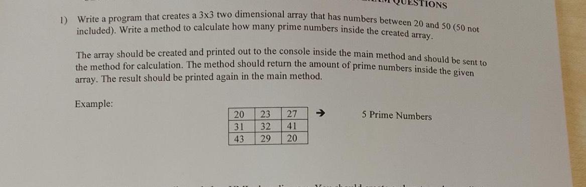 Solved Write a program that creates a 3×3 ﻿two dimensional | Chegg.com