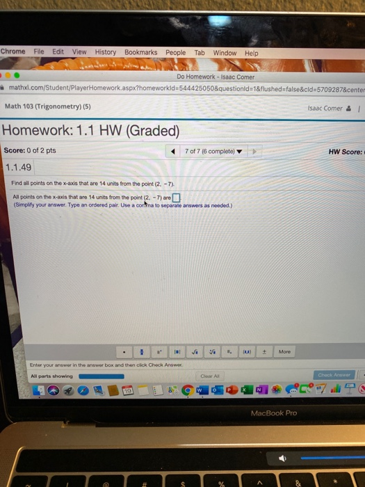 Solved Chrome File Edit View History Bookmarks People Tab | Chegg.com
