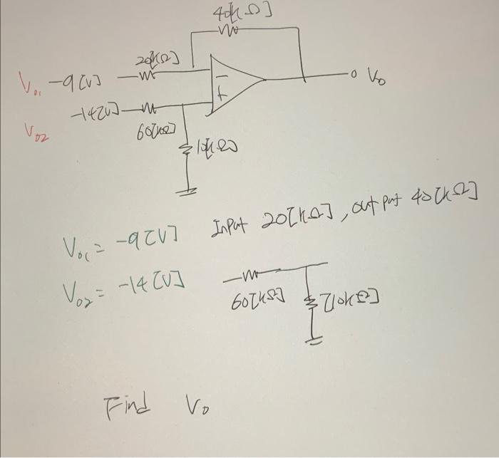 Solved Find V0V02=−14[ V] Find V0 | Chegg.com