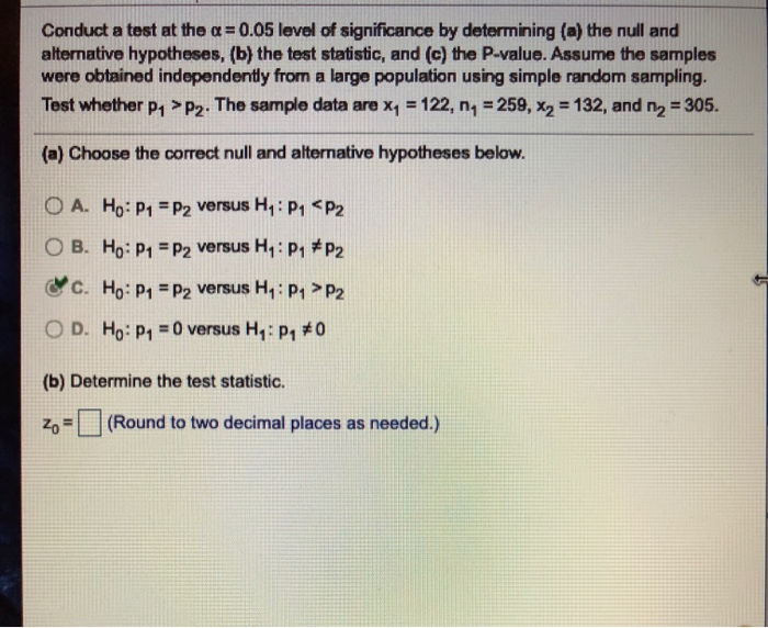 Solved Conduct A Test At The A 0 05 Level Of Significance Chegg solved-conduct-a-test-at-the-a-0-05-level-of-significance-chegg