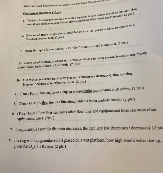 Solved This is an open-book/open-notes exam, and you have 90 | Chegg.com