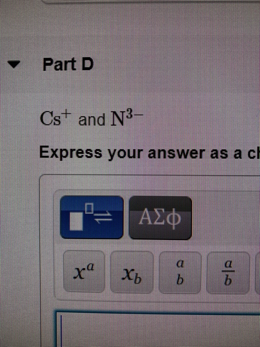 Part B Ba2 And F Express Your Answer As A Chem 11