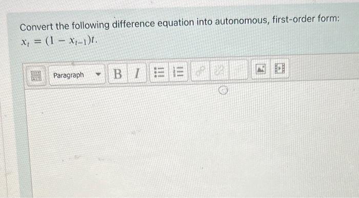 Solved Convert the following difference equation into | Chegg.com