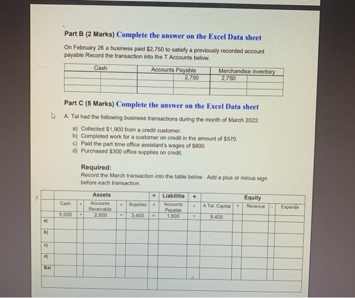 Solved Part A is first 2 pictures parts B and C are on the | Chegg.com