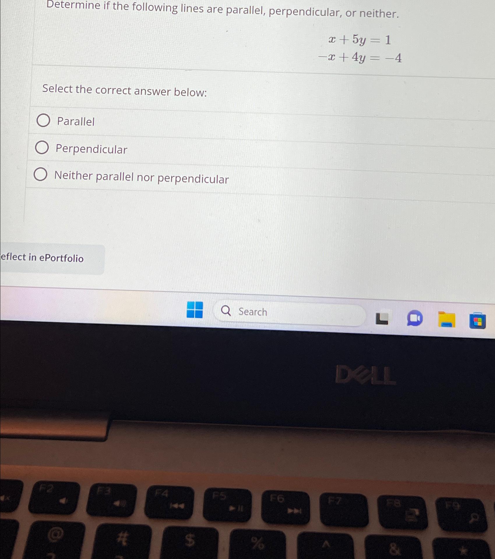 Solved Determine if the following lines are parallel, | Chegg.com