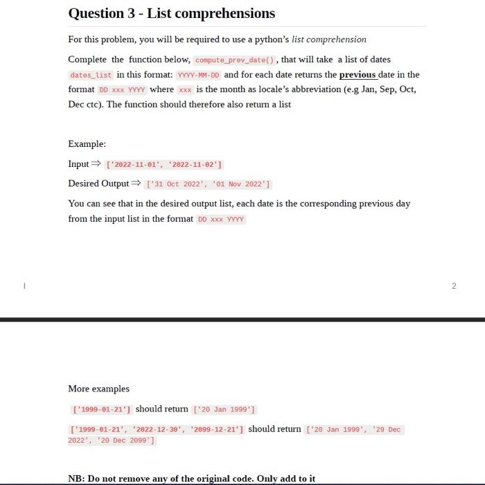 Solved For this problem, you will be required to use a | Chegg.com