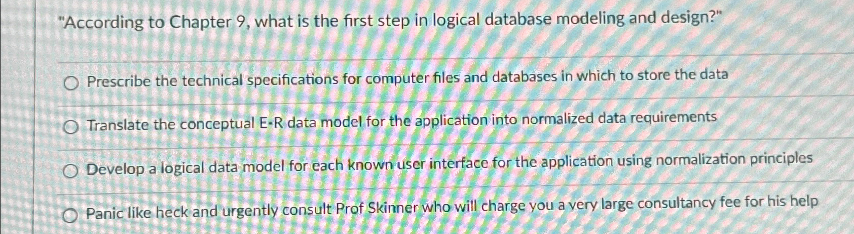 Solved "According to Chapter 9, ﻿what is the first step in | Chegg.com