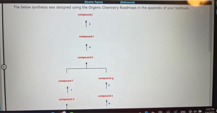Solved The below synthesis was designed using the Organic | Chegg.com