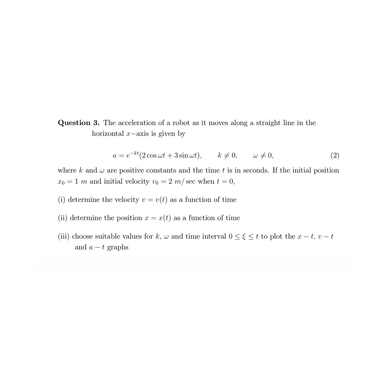 Solved Please do all parts and explain concepts and donstep | Chegg.com