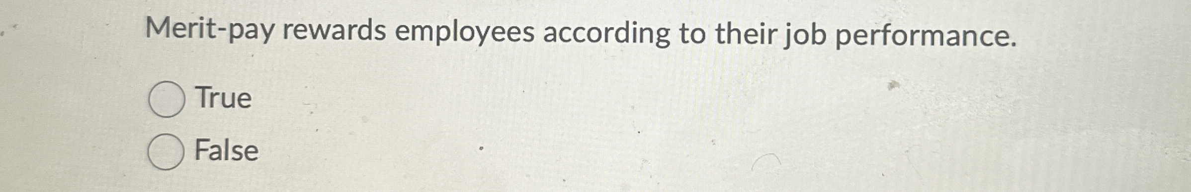 Solved Merit-pay rewards employees according to their job | Chegg.com