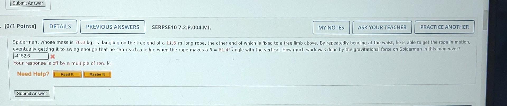 Solved Your response is off by a multiple of ten. kJ | Chegg.com