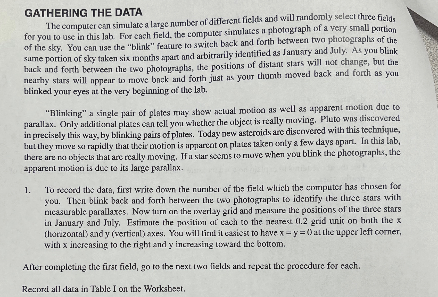 Solved GATHERING THE DATAThe computer can simulate a large | Chegg.com