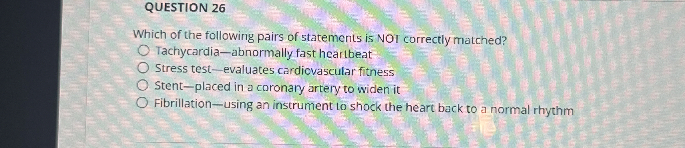 Solved QUESTION 26Which of the following pairs of statements | Chegg.com
