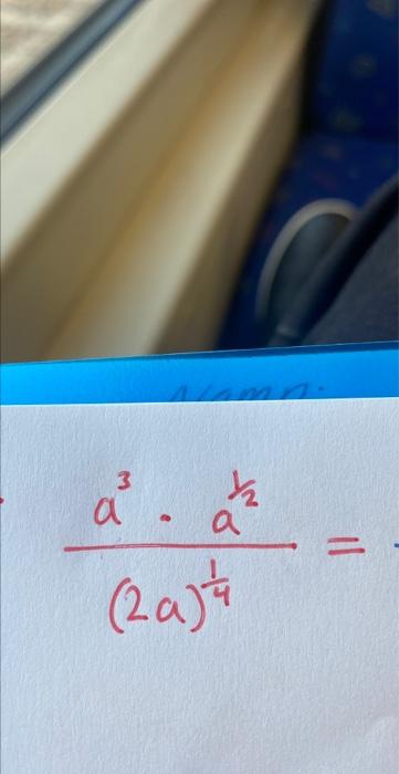 Solved (2a)41a3⋅a21= | Chegg.com