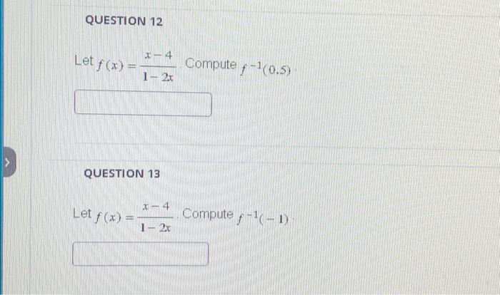 Solved Question 12 Let F X Ii Question 13 Let F X 4