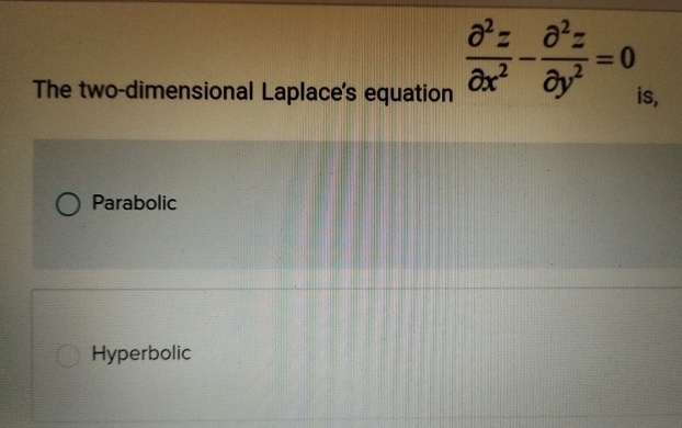 Solved The two-dimensional Laplace's equation | Chegg.com