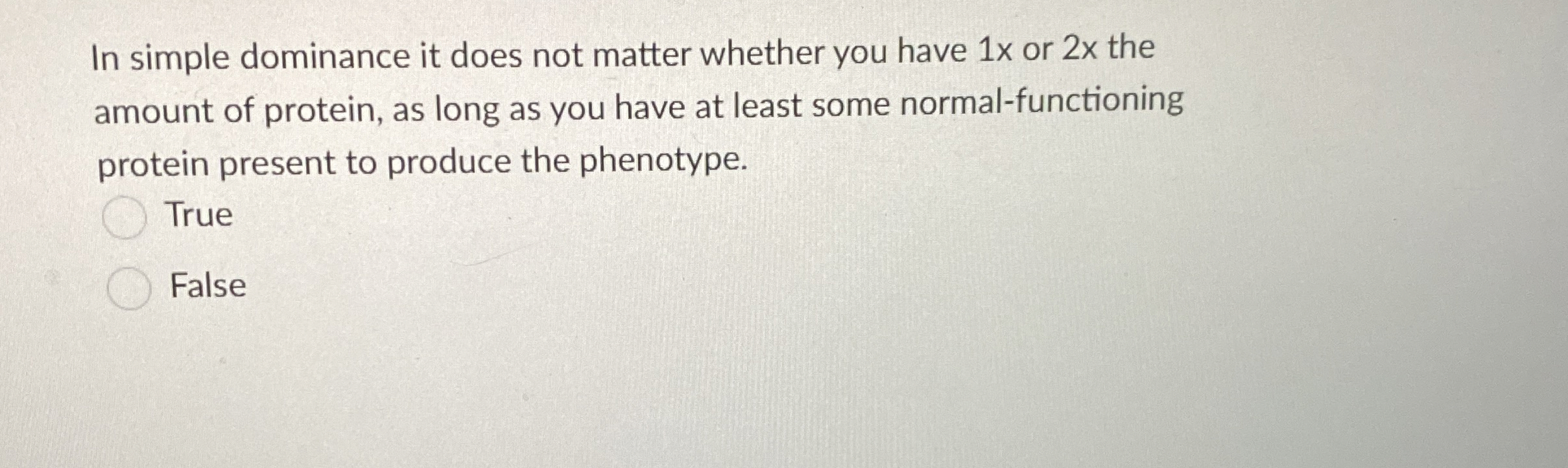 Solved In simple dominance it does not matter whether you | Chegg.com