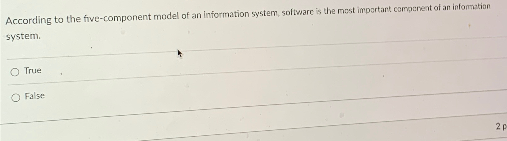 Solved According to the five-component model of an | Chegg.com