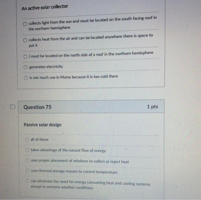 Solved An active solar collector collects light from the sun | Chegg.com