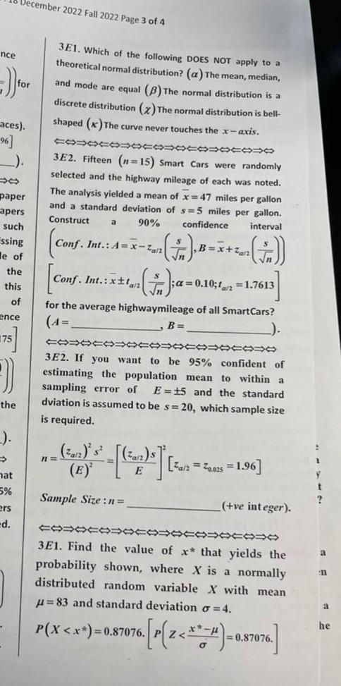 Solved 3E1. Which of the following DOES NOT apply to a | Chegg.com