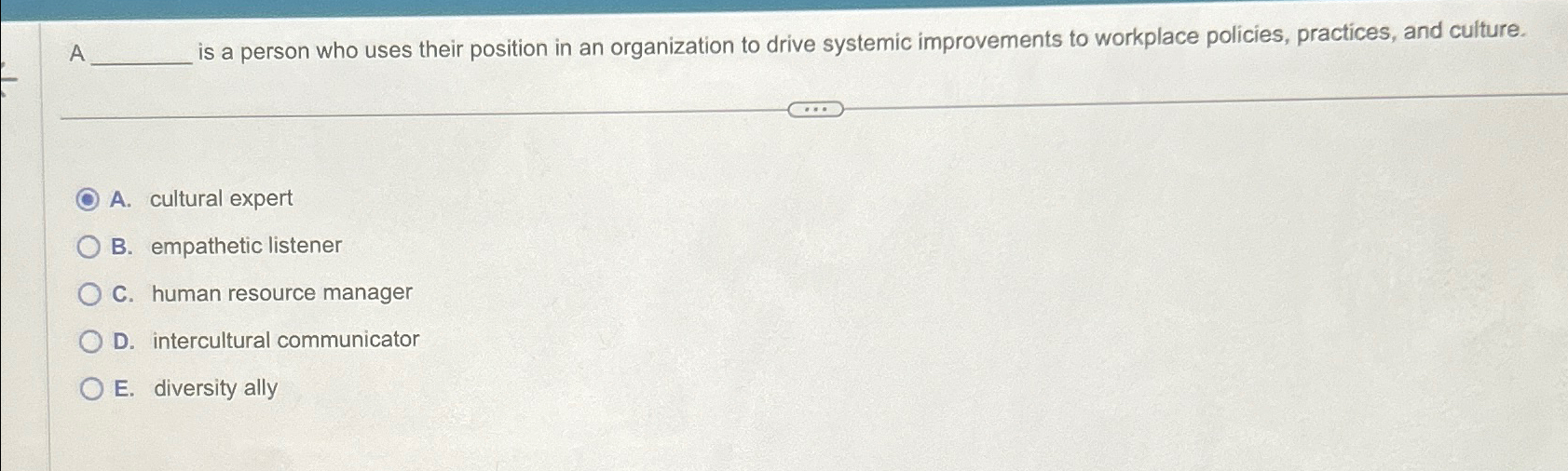 Solved A is a person who uses their position in an | Chegg.com