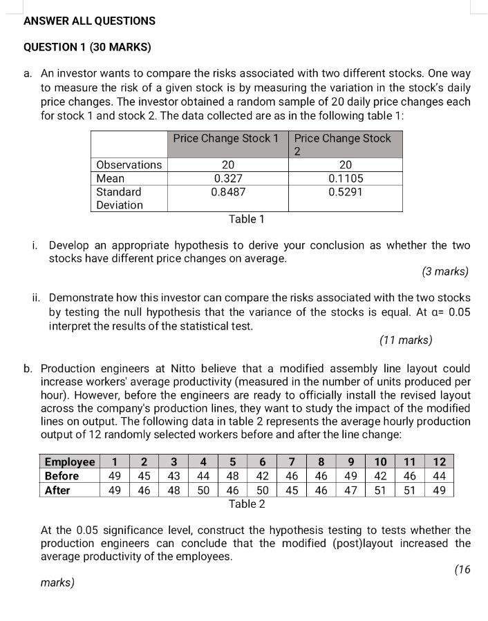 Solved helpANSWER ALL QUESTIONSQUESTION 1 (30 MARKS)a. An | Chegg.com Solved helpANSWER ALL QUESTIONSQUESTION 1 (30 MARKS)a. An | Chegg.com