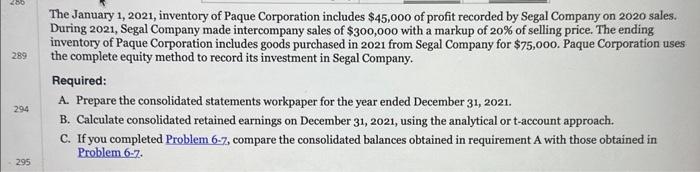 Solved PROBLEM 6-13 Upstream Workpaper-Partial Equity Method | Chegg.com Solved PROBLEM 6-13 Upstream Workpaper-Partial Equity Method | Chegg.com