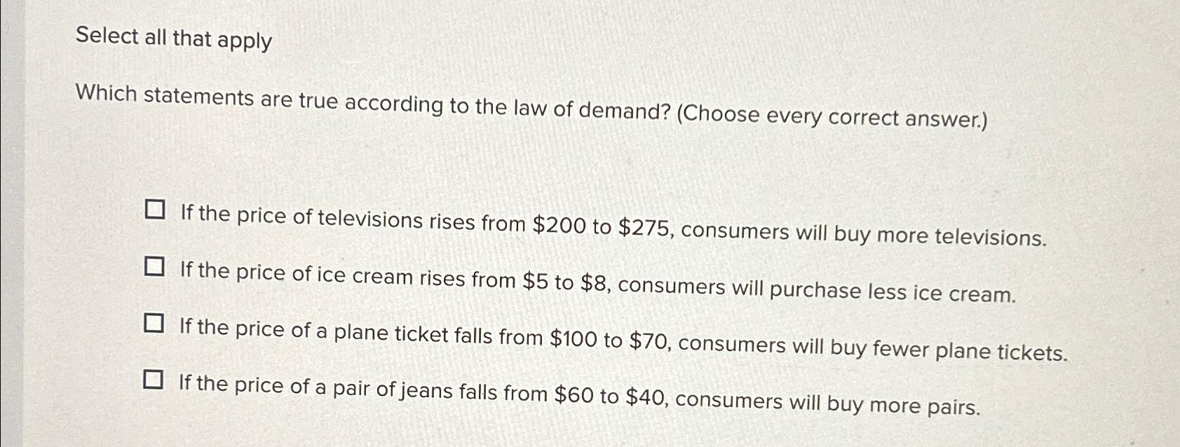 Solved Select all that applyWhich statements are true | Chegg.com