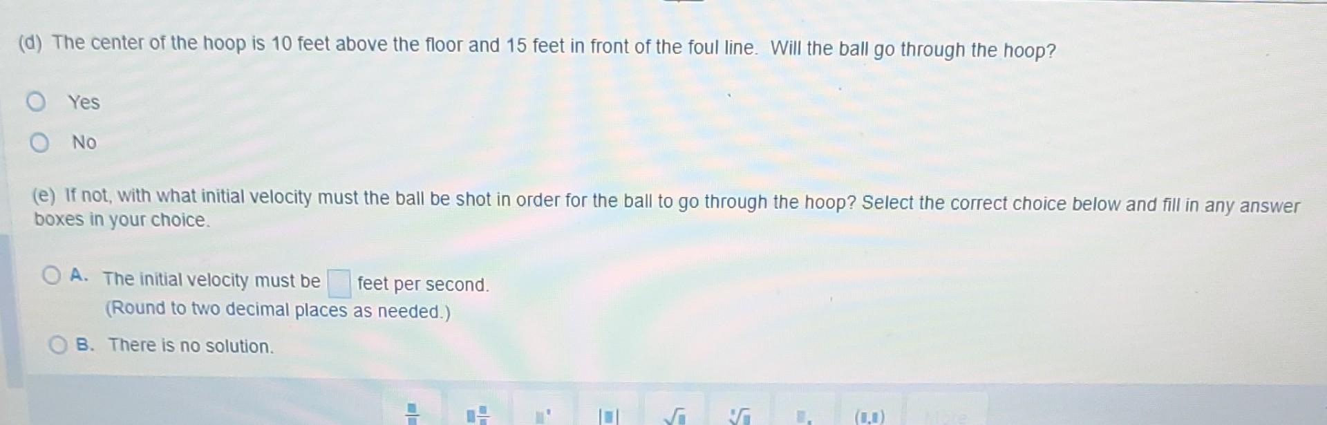 Solved If a basketball player shoots a foul shot, releasing | Chegg.com