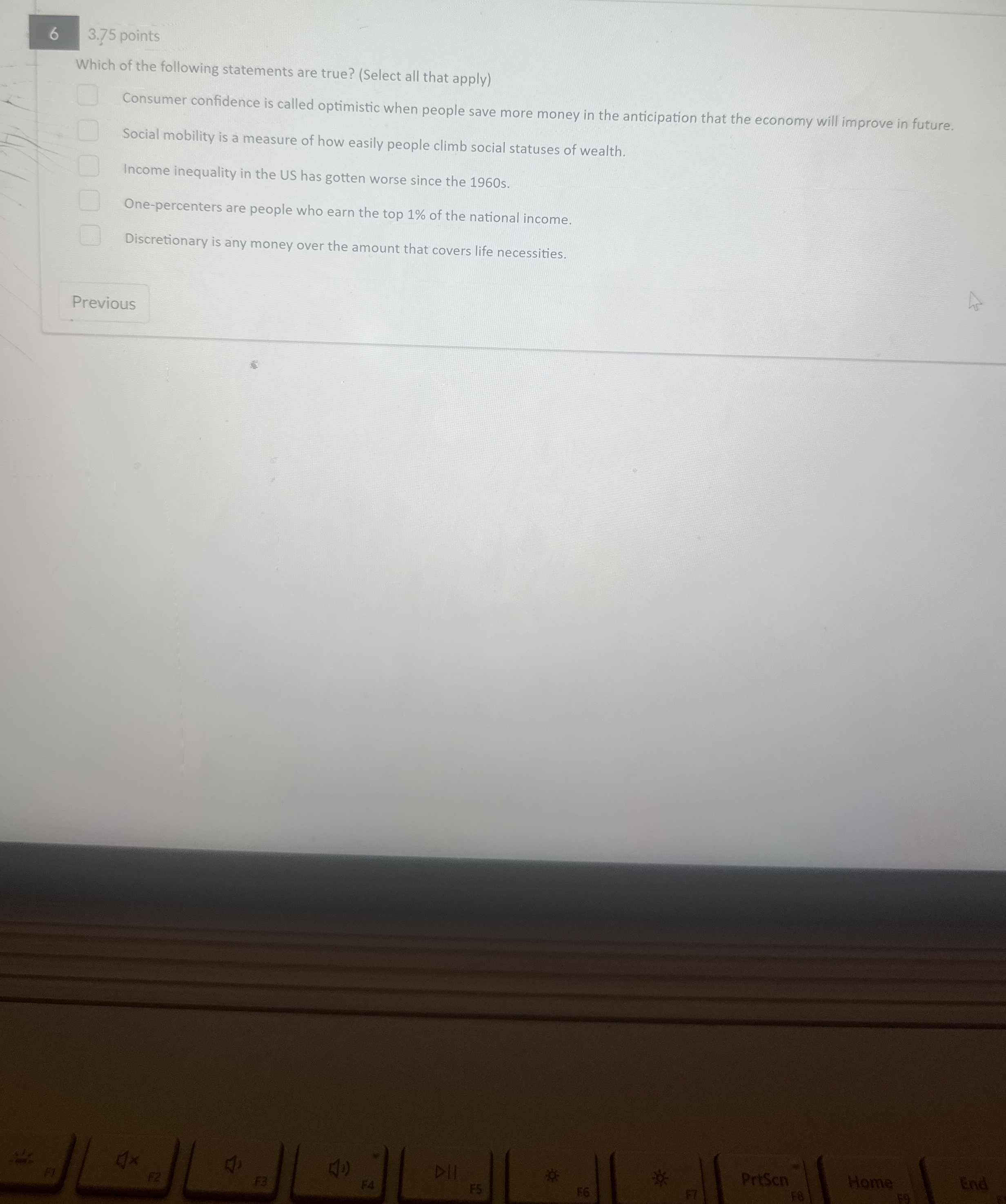 Solved 63.75 ﻿pointsWhich of the following statements are | Chegg.com