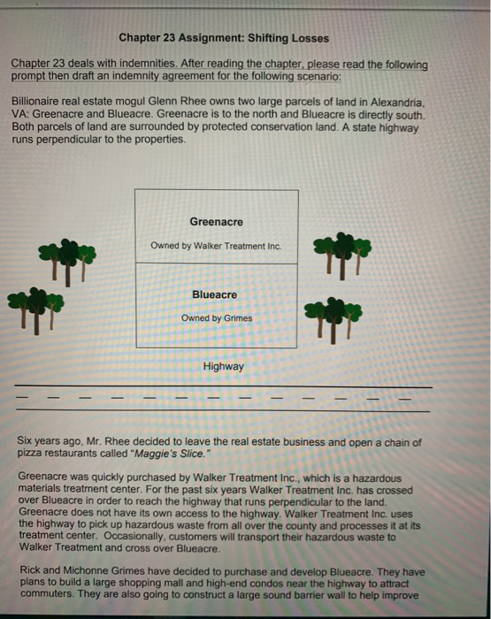 Chapter 23 Assignment: Shifting Losses Chapter 23 | Chegg.com
