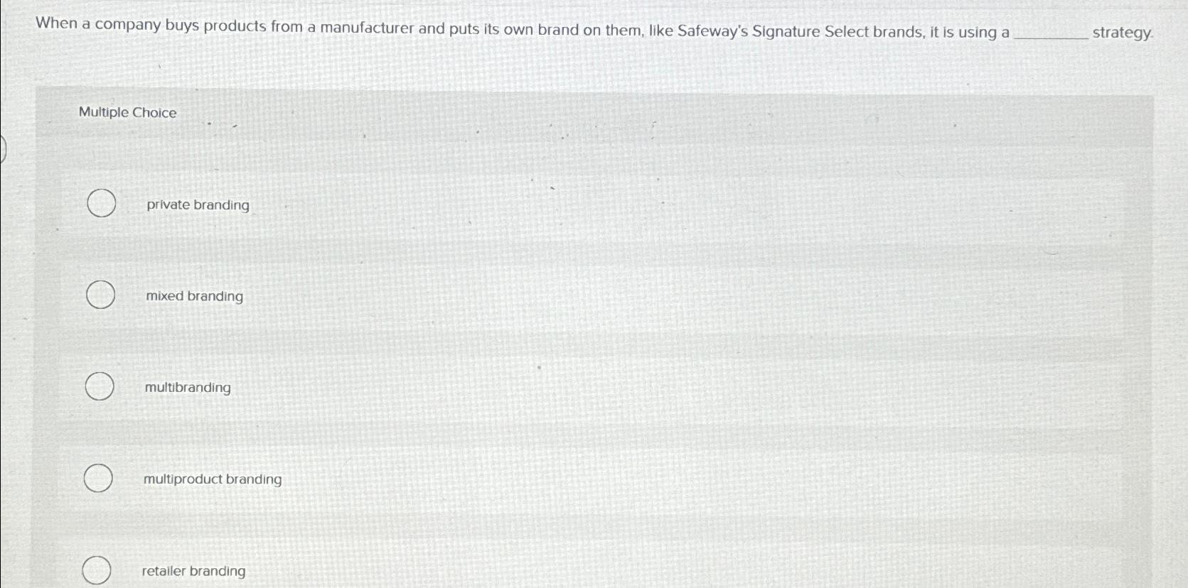 Solved When a company buys products from a manufacturer and | Chegg.com
